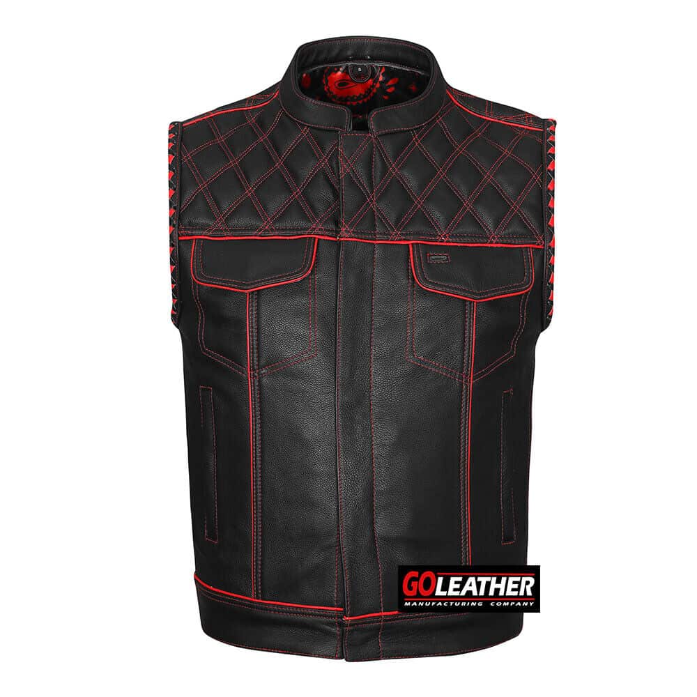 GOLEATHER MERCILESS MOTORCYCLE CLUB VEST STYLE