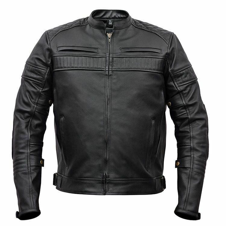 Vance Leather VL513 Vented Racer Fully Lined Padded MC Jacket