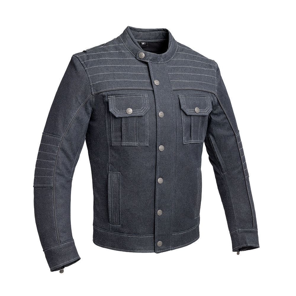First MFG Rowdy CE1 Armored Certified Denim Motorcycle Jacket