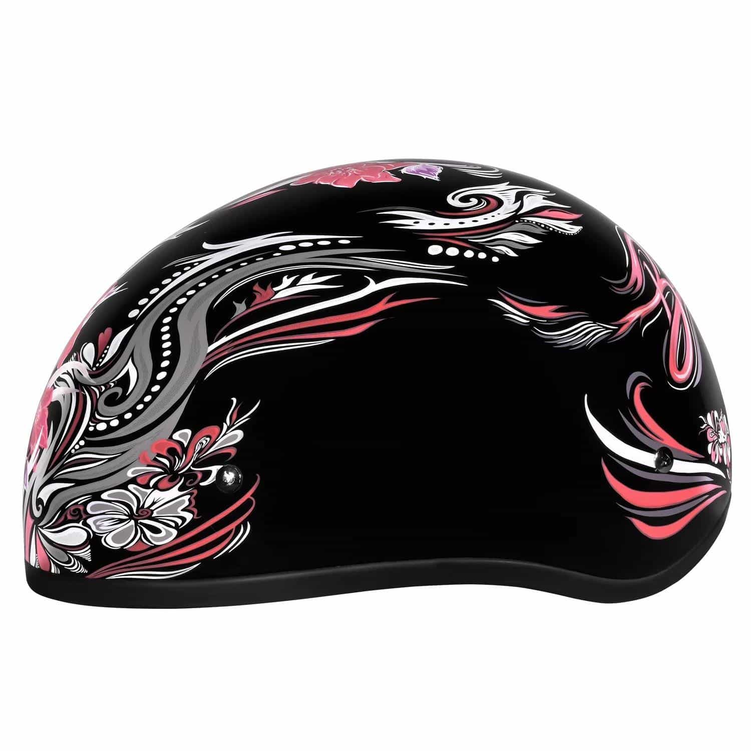 Daytona Helmets D6-BB DOT Motorcycle Half Face Helmet
