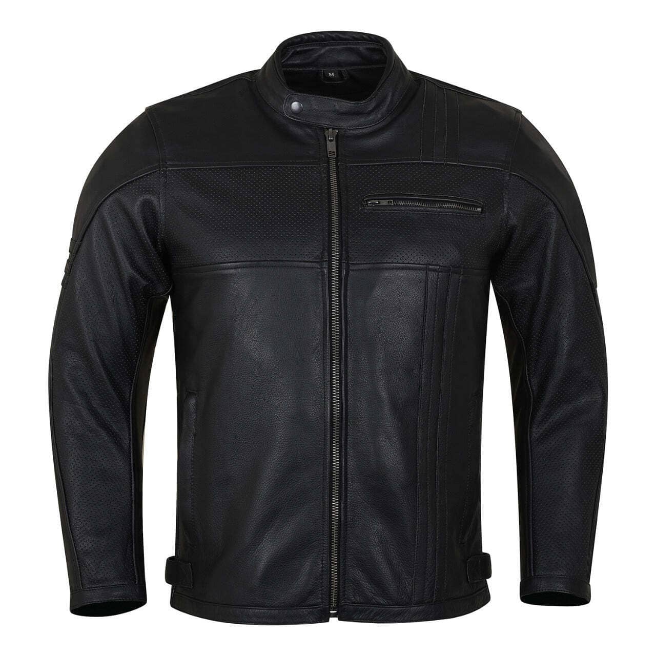 Vance Leather HMM532 Cafe Racer Armor Motorcycle Jacket