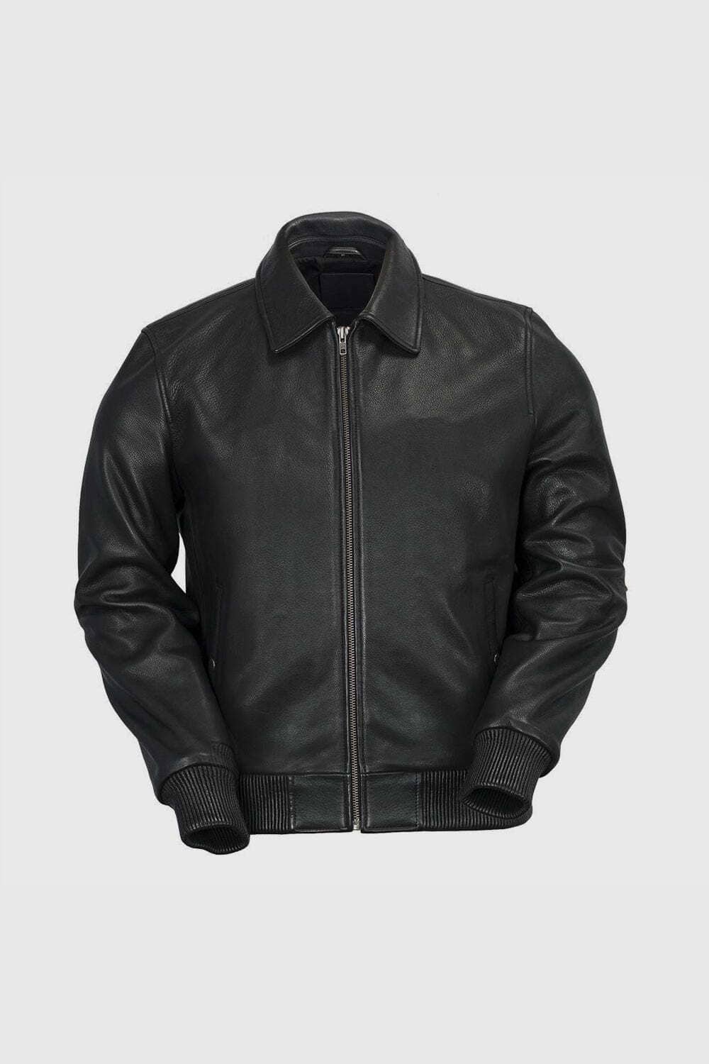 MEN'S FASHION LEATHER JACKET WHET BLU CASTOR